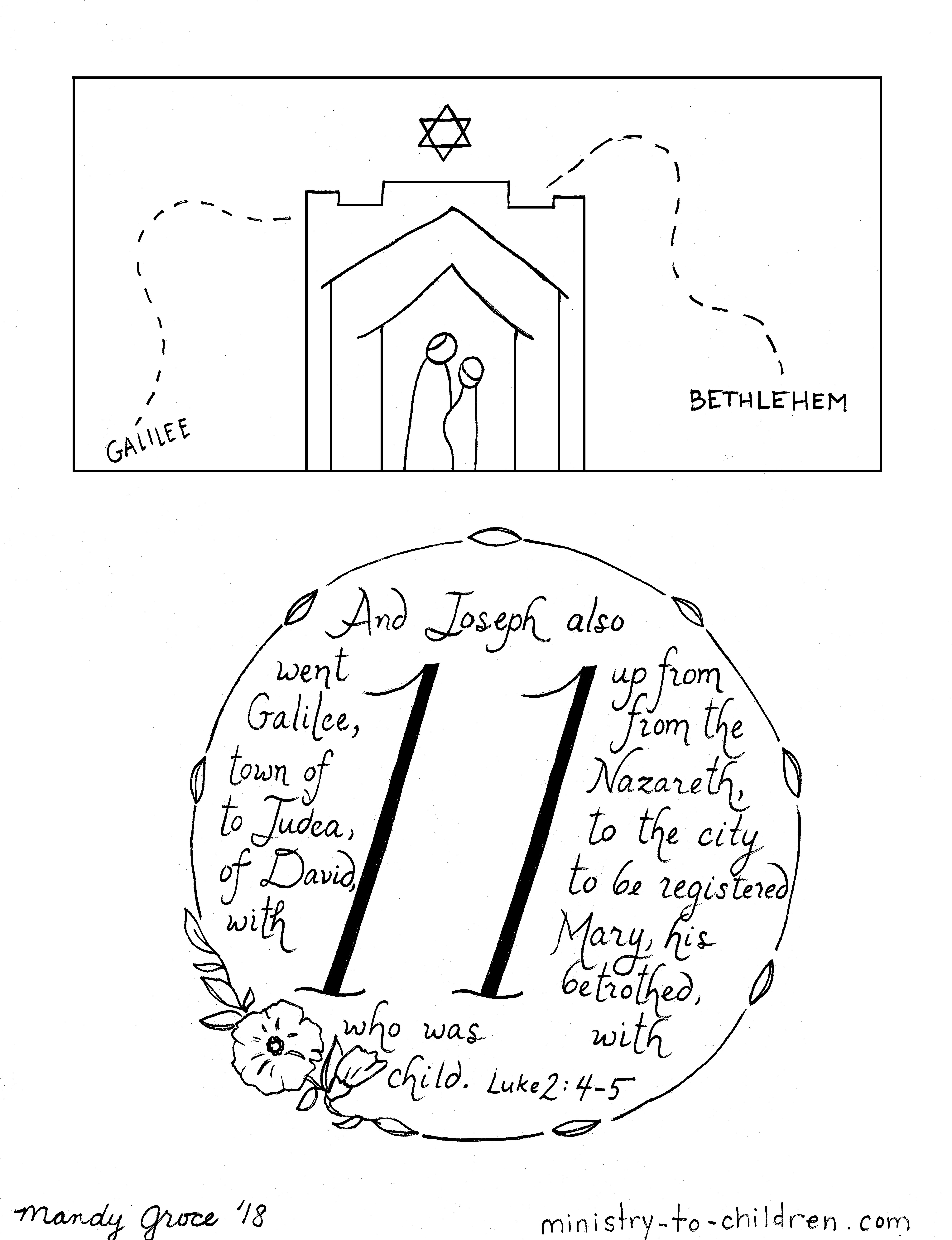 Advent Coloring Pages & Activities for Kids - Kids Bible Lessons