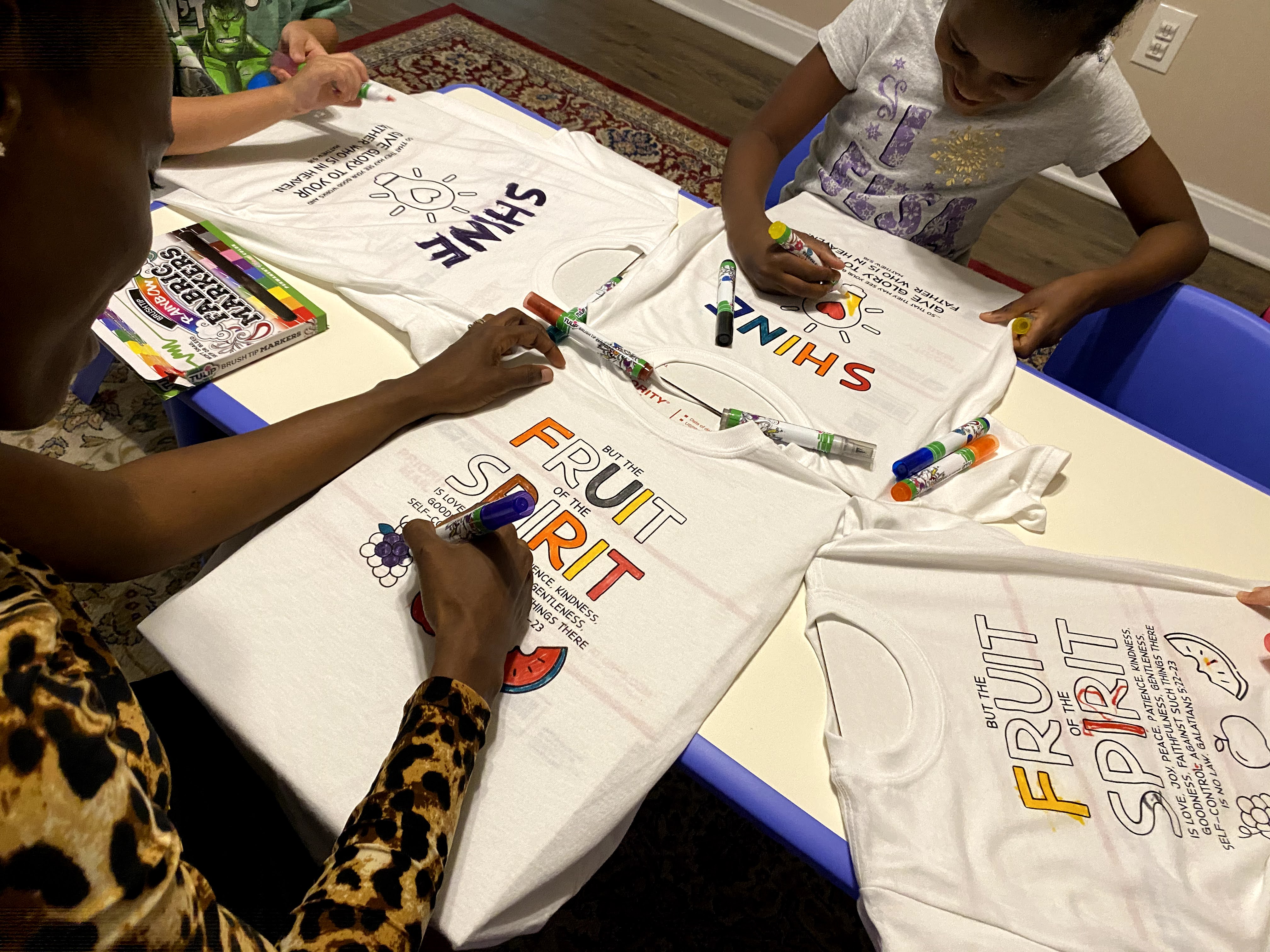 Coloring T-Shirt Craft Project - Kids Bible Lessons