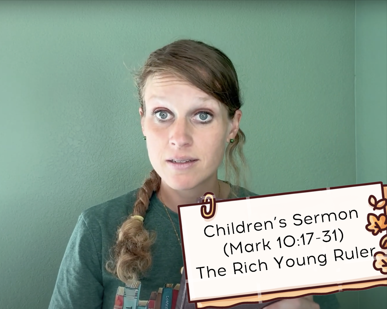 Children’s Sermon Object Lesson (Mark 10:17-31) Jesus and the Rich ...