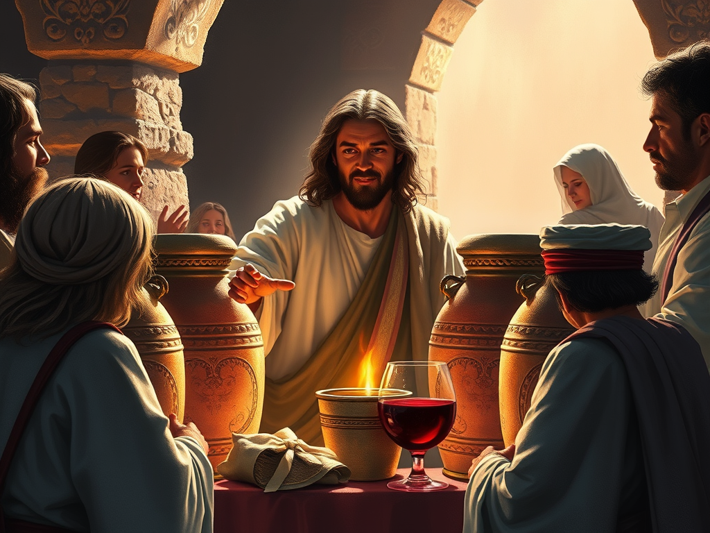 The Jesus's First Miracle in the Wedding Feast(John 2:1-11) Sunday ...