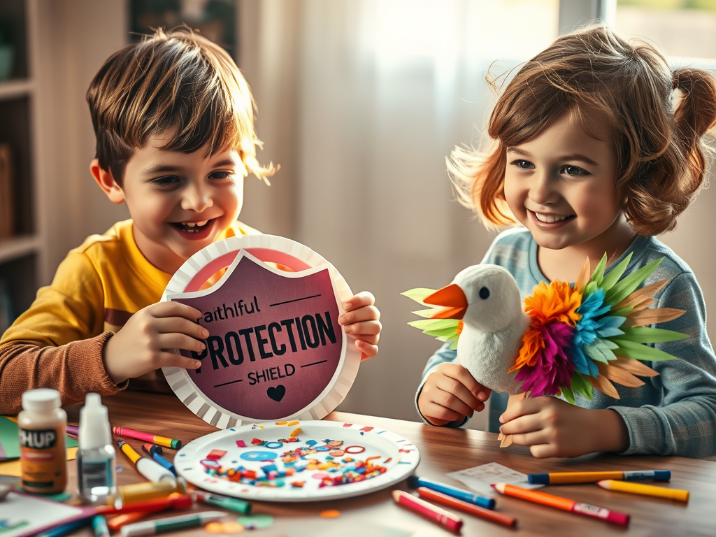 Craft Activities for Children: “God is My Refuge and My Fortress” Safe ...