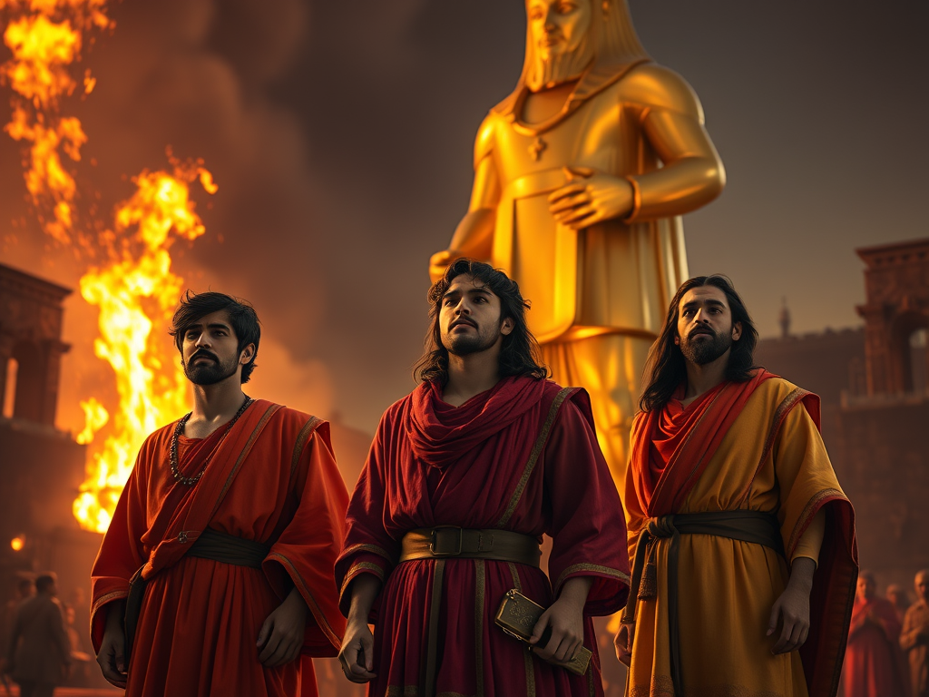 Bible Story The Fiery Furnace! 3 Men Standing Strong for God! (Daniel 3 ...
