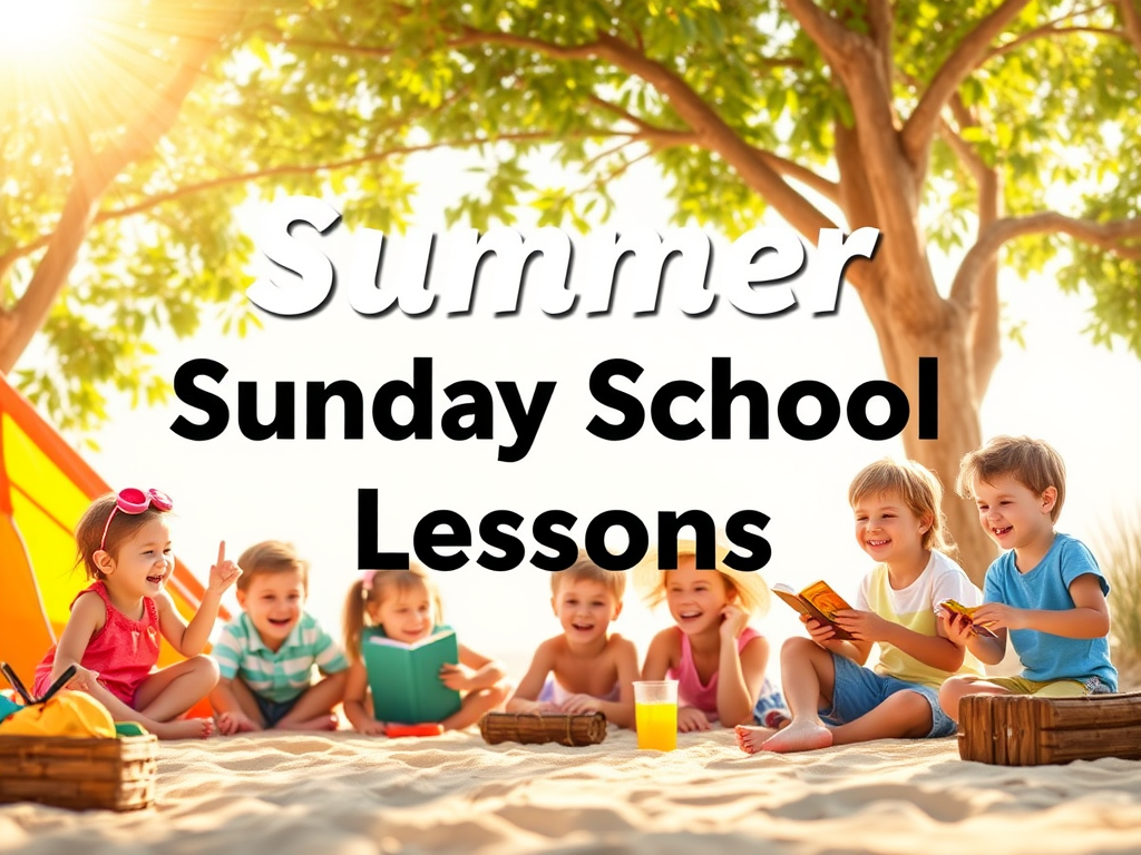 Sunday School Lessons for Month of July, Summer Season for your Kids ...
