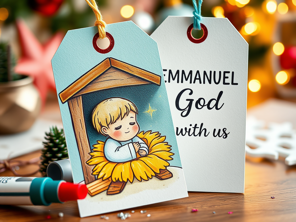 The Best Gift Ever! Jesus, God With Us, Luke 2:1-7 Christmas Lesson for ...