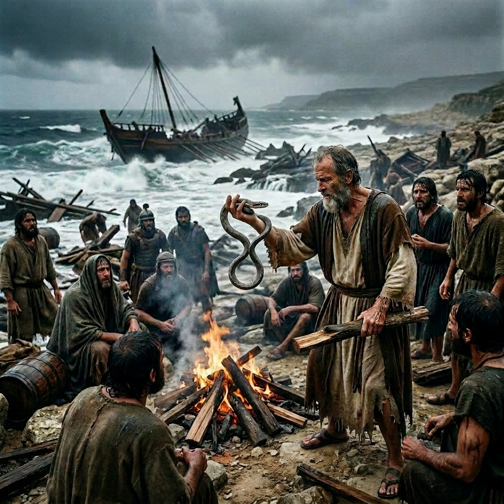 Castaway Island: Paul and the Snake Island Acts 28:1–10 Kids Ministry ...